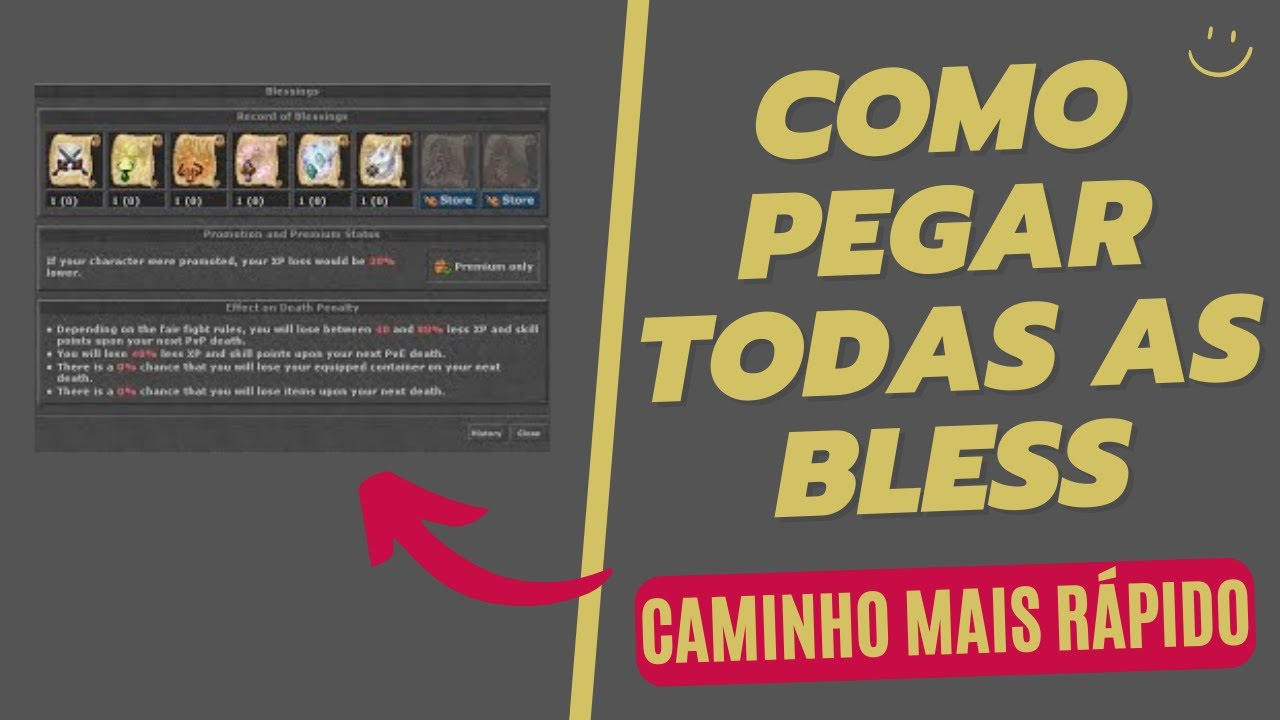 [TIBIA] Aprenda o caminho para fazer todas as BLESS - YouTube