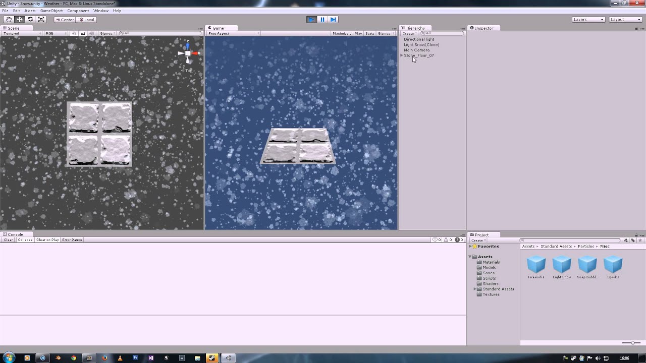 Snow Accumulation Unity3d - YouTube