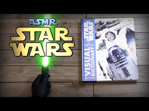ASMR - STAR WARS DICTIONARY BOOK REVIEW - Whispers, Mouth Sounds, Page Flipping, Relaxing