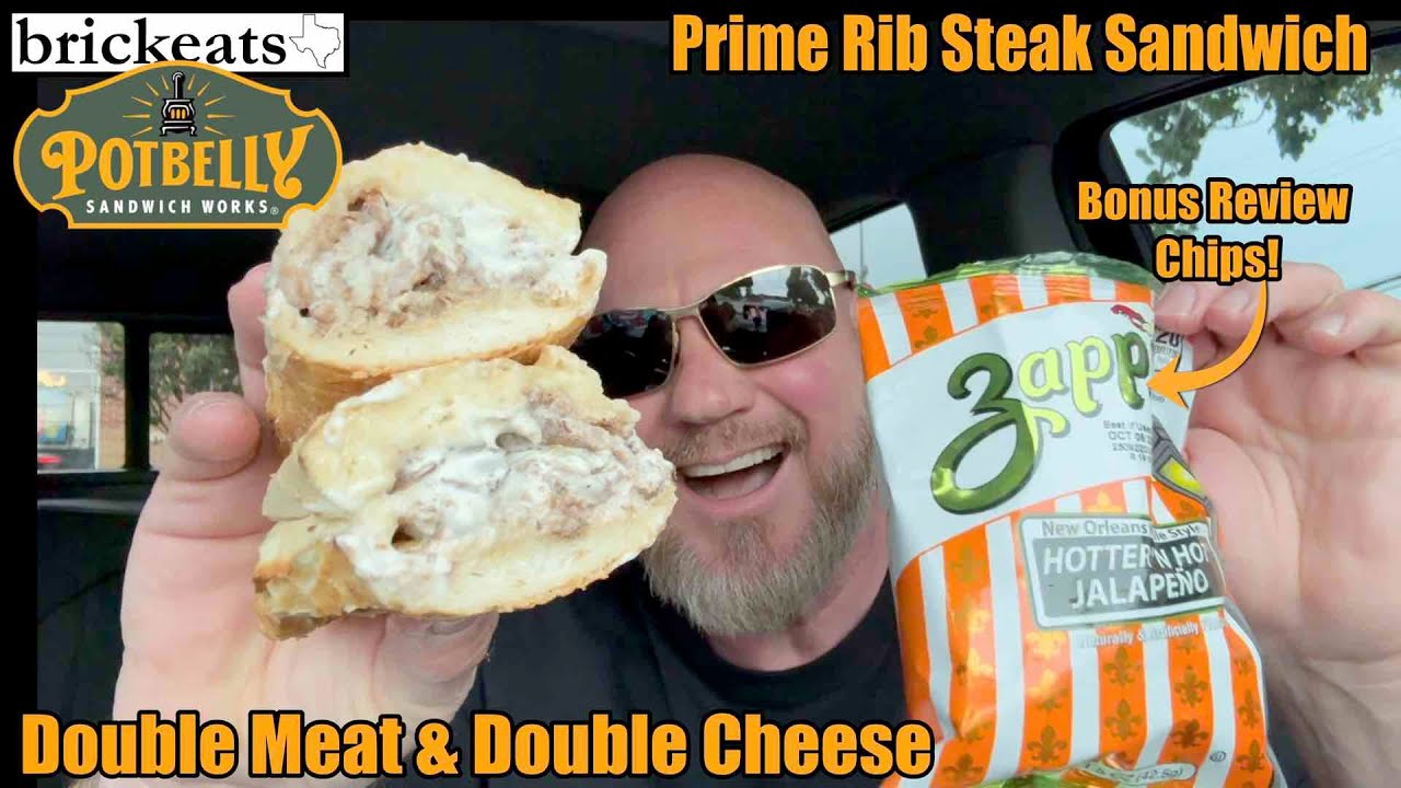 Potbelly’s NEW Prime Rib Steak Sandwich Review - Is This The Best Sub ...