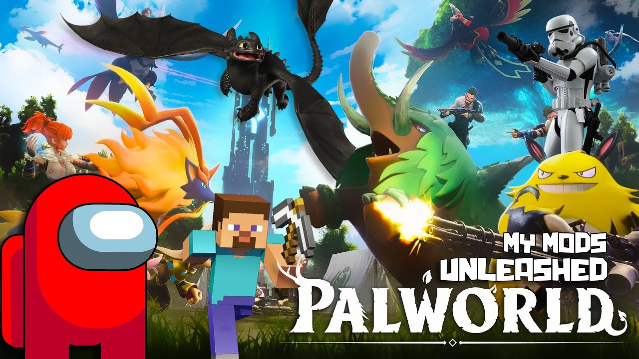 Palworld - Unleashing my mods and charters - YouTube