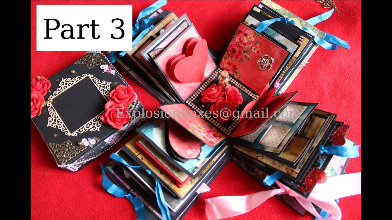 TUTORIAL PART 3 - 5 Layered Explosion Box| DIY EXPLODING BOX | GIFT ...