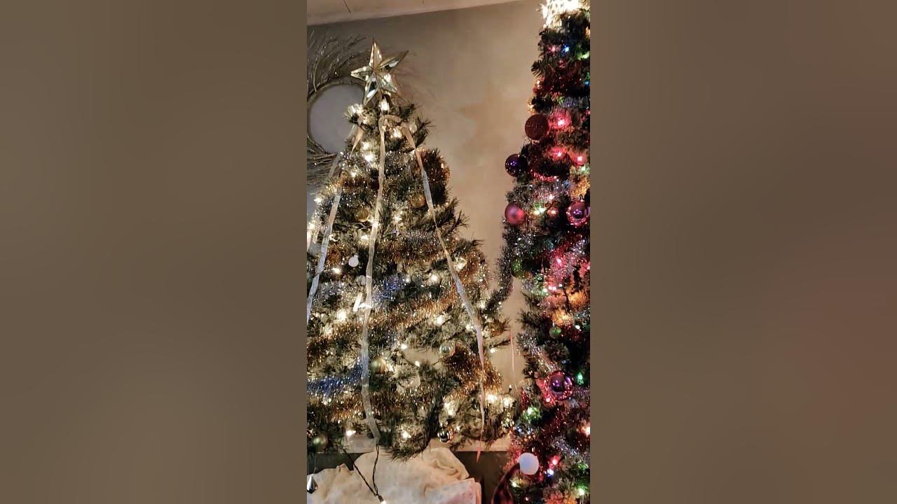 My Christmas trees! #christmas #tree #trees #cute - YouTube