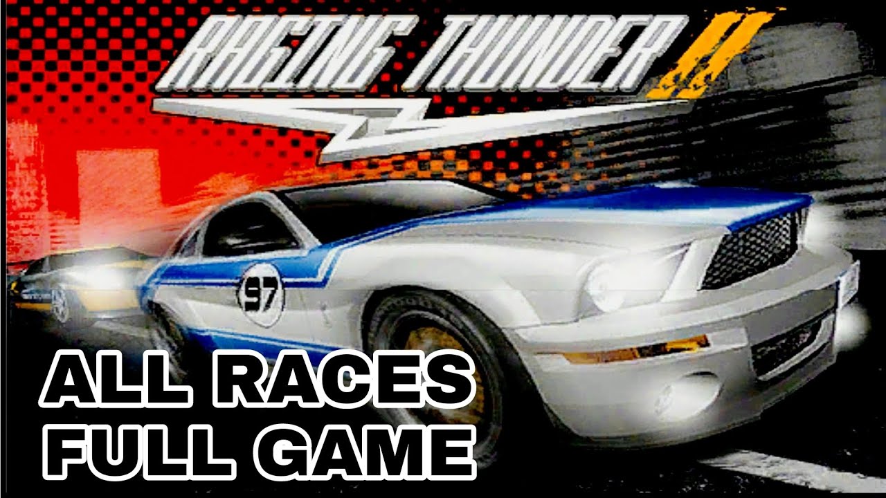 RACING THUNDER 2 ALL RACES FULL GAME 100% GOLD MEDAL NO COMMENTARY ...