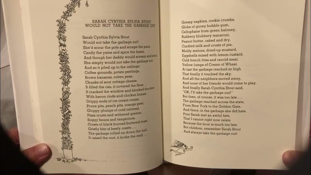 Sarah Cynthia Sylvia Stout Would Not Take the Garbage Out by Shel ...