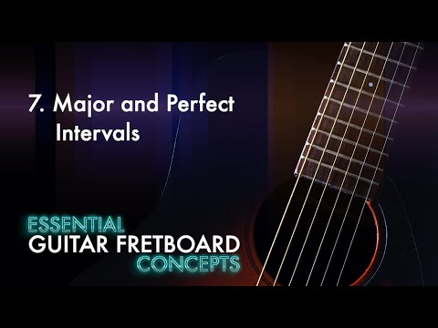 Music Theory for Guitar: Lesson 7, Major and Perfect Intervals - YouTube