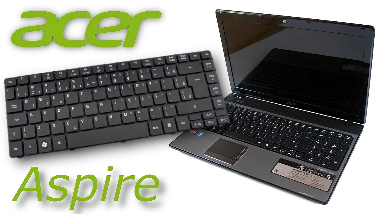 Como TROCAR O TECLADO de Notebooks Acer Aspire 4349 4739z 4253 4743 ...