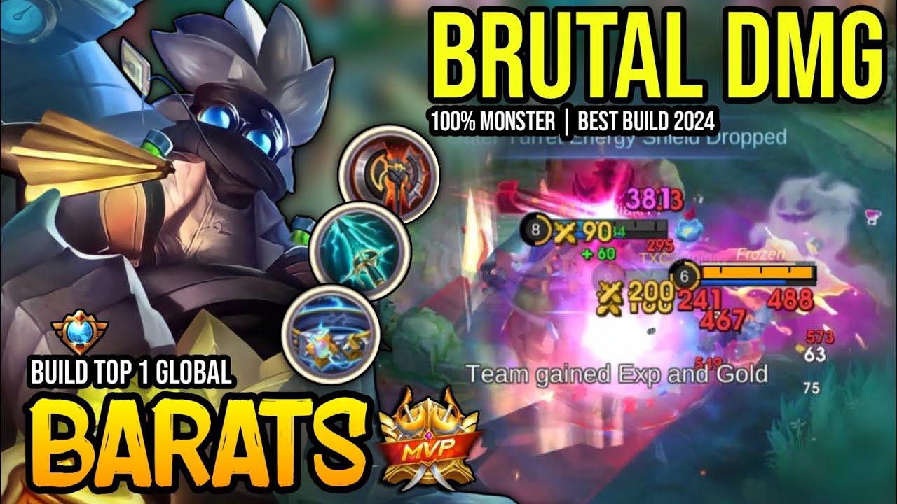 BARATS BEST BUILD 2024 | BUILD TOP GLOBAL BARATS GAMEPLAY | MOBILE ...