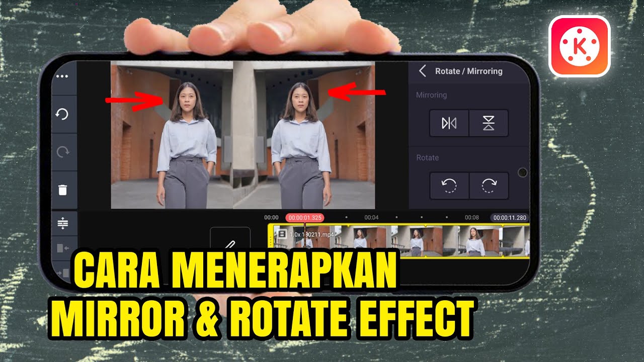 Cara Membuat Efek Mirror / Rotate Video di Kinemaster - Tutorial Kinemaster - YouTube