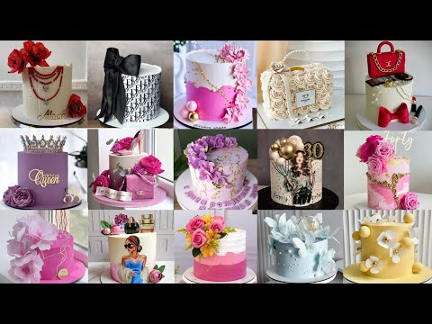 💖Girl Birthday Cake Decorating Ideas/Preety Pink Colour Cake Designs/Birthday Cake For Girls/Cake