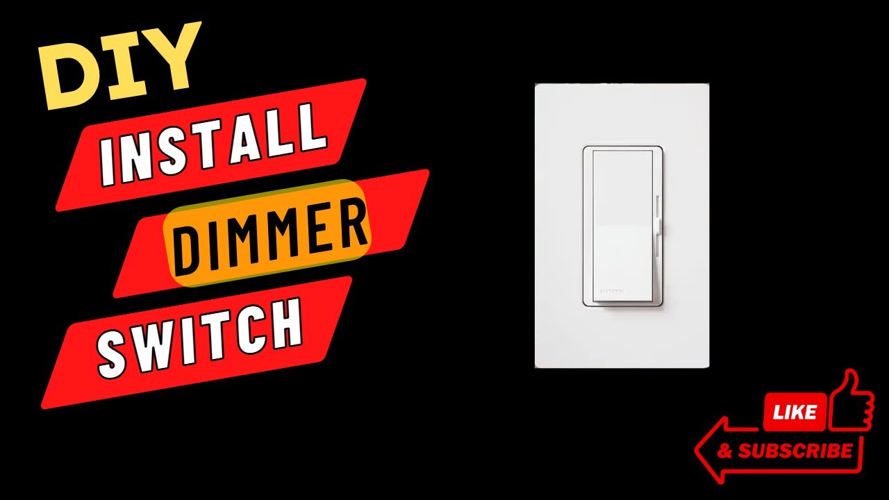 Easy Dimmer Switch Installation for Beginners - Step by Step Guide - YouTube