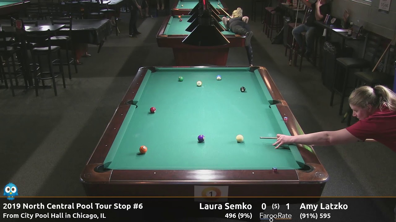 Laura Semko vs Amy Latzko - 10 Ball - 2019 NCPT Stop #6 - YouTube