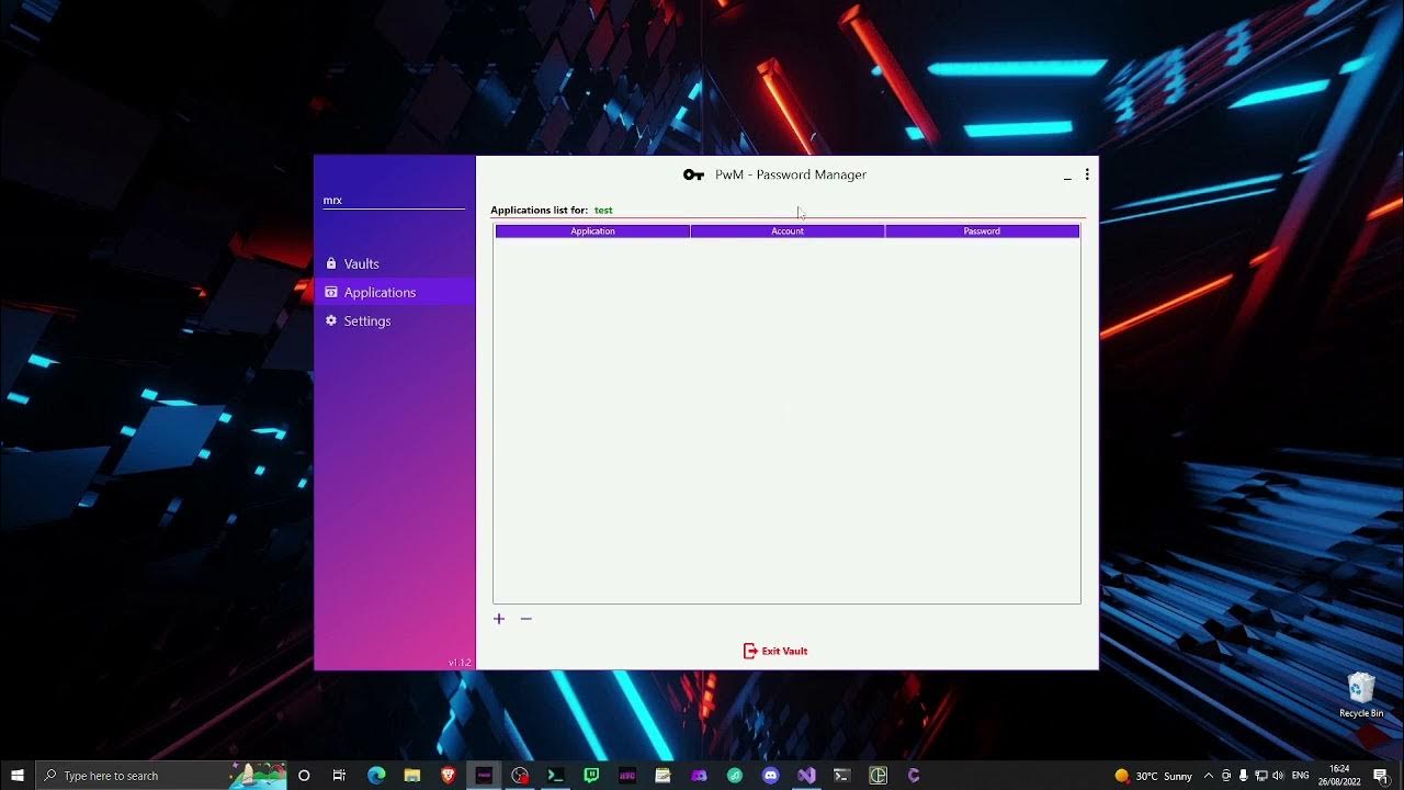 PwM - offline password manager in WPF - YouTube