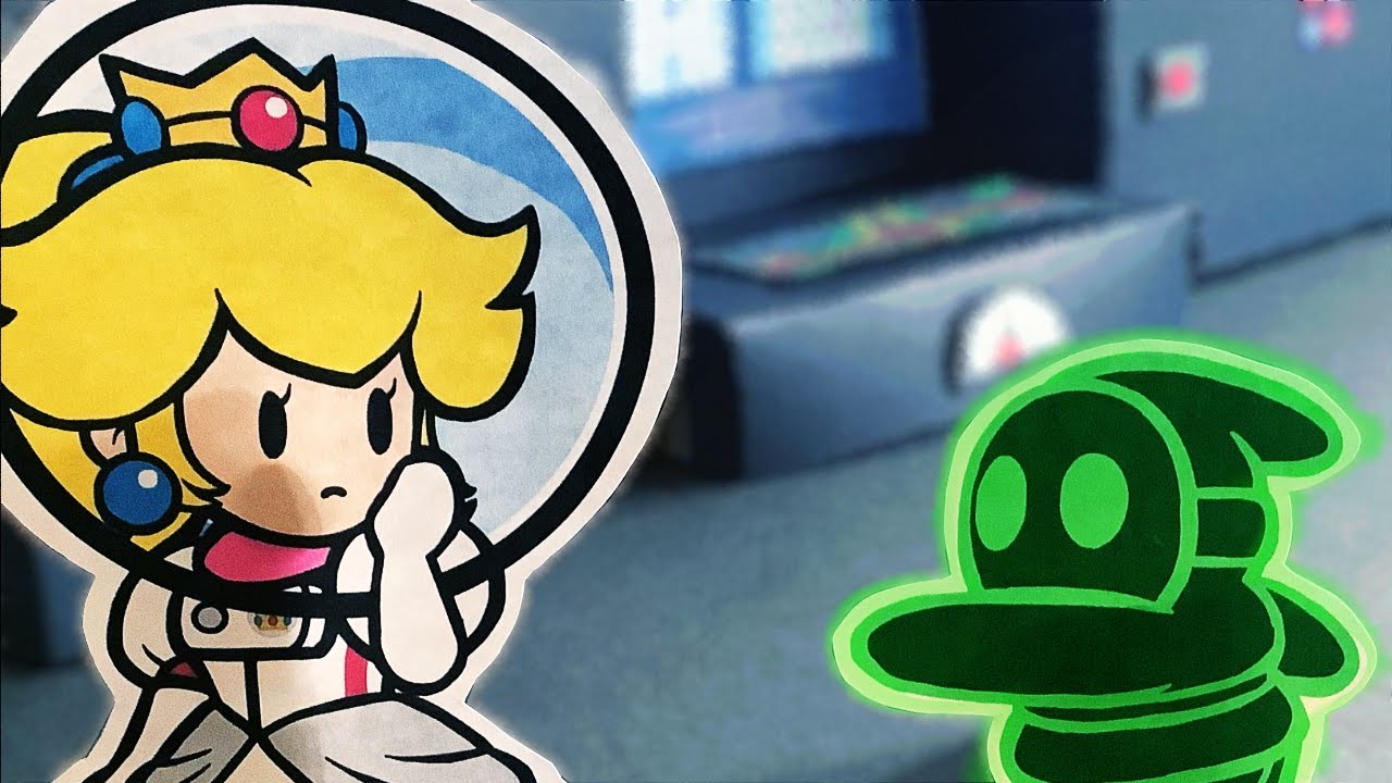 The Cyber-Star Space Base | Paper Mario Stop-Motion - YouTube