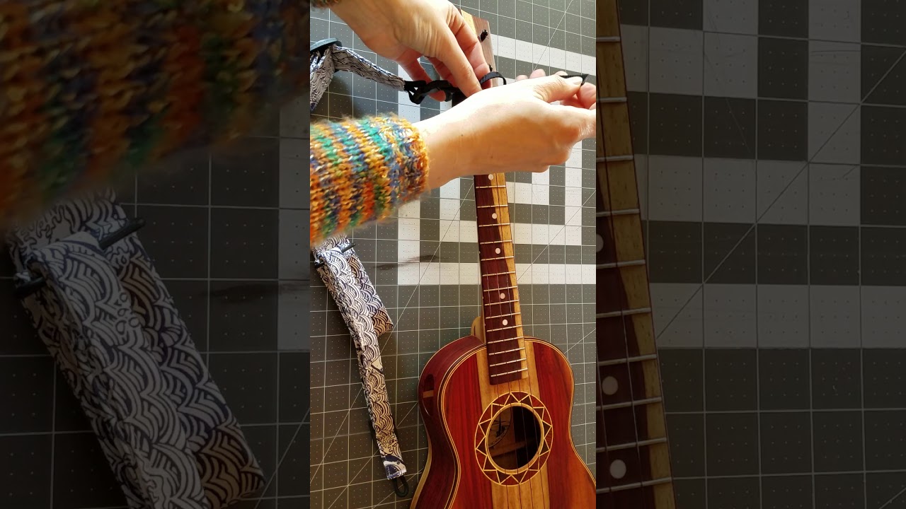 Installing The All In One Hug Strap with A Ukulele That Has One Strap ...