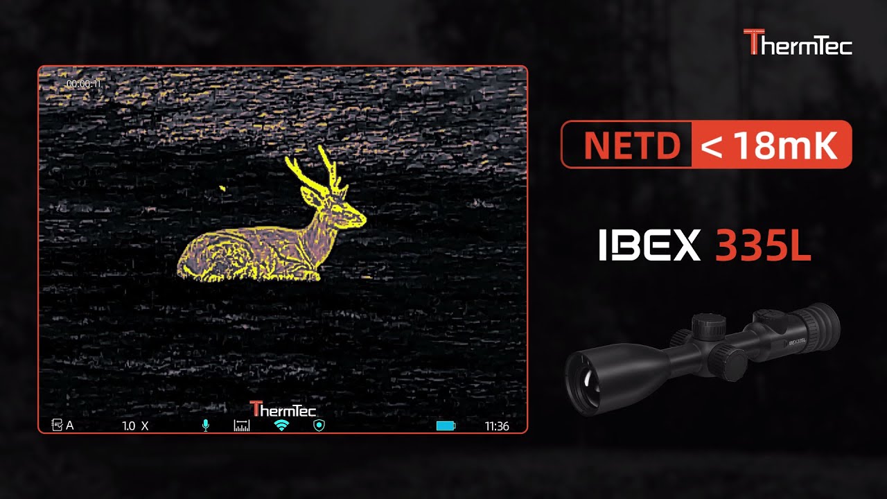 ThermTec Ibex｜NETD＜18mK｜Thermal Imaging Scope - YouTube