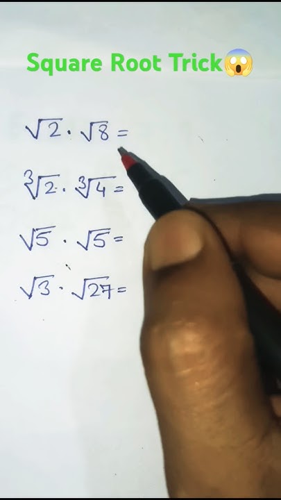 Square Root Trick 😱 #shorts #shortsfeed #vedicmaths #vedic #tricks #shorts #ytshorts #maths# ...