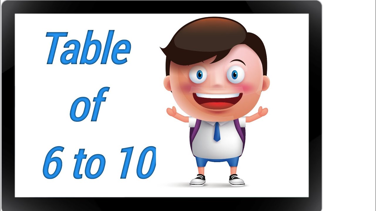 table 6 to 10 | 6 to 10 table photo | table 6,7 | table 6 to 12 | table ...