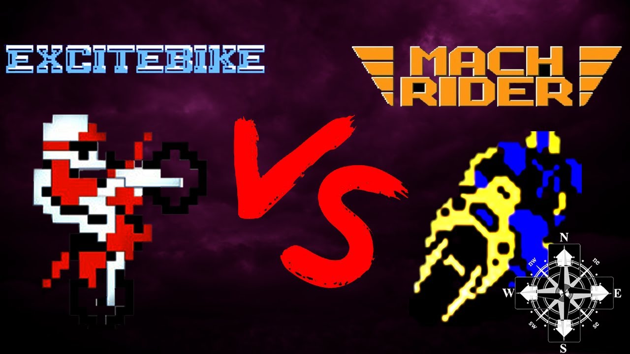 Excitebike vs Mach Rider by Gallivanting Gamerz - YouTube