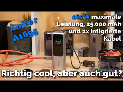 Anker Power Bank mit 25.000 mAh und 165 W im Test: Leistungsstarke Powerbank mit Dual-USB-C-Kabel