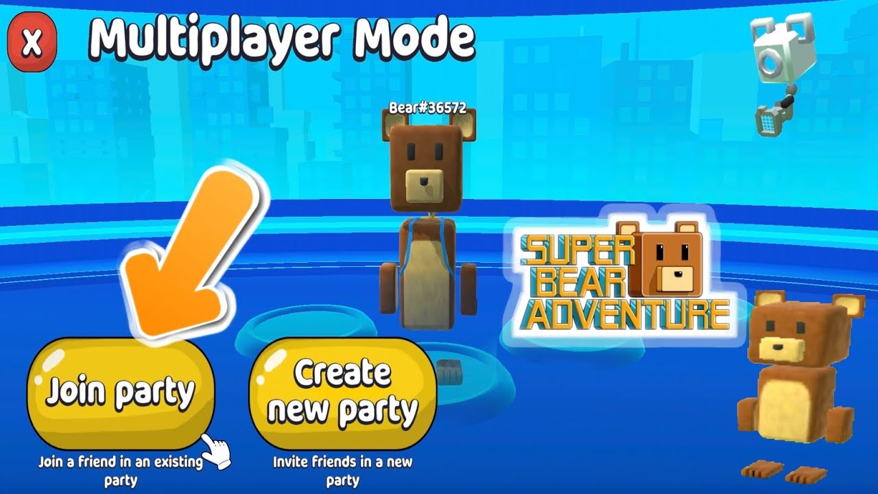 How To Play Multiplayer in Super Bear Adventure - YouTube