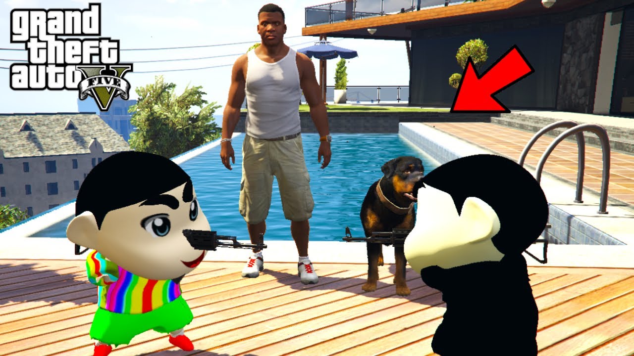 Shinchan & Pinchan Fight With Franklin in GTA 5 - YouTube