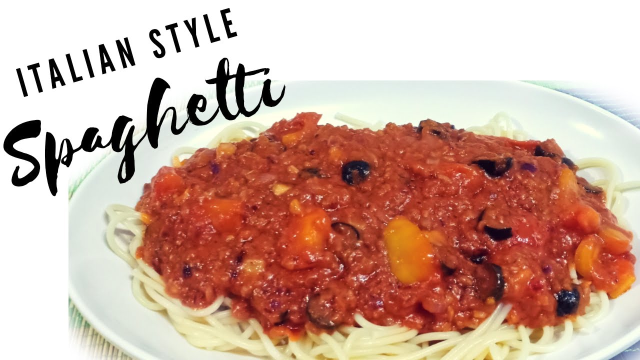 How to Cook Spaghetti||Italian Style||my version - YouTube