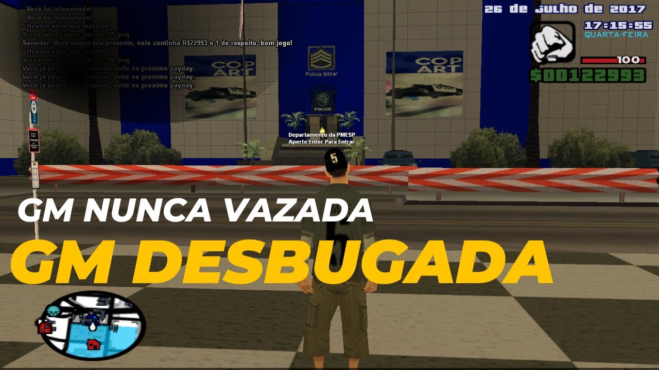 MELHOR GM RPG SAMP DESBUGADA - GM COM EDITOR DE ACC!!! - YouTube