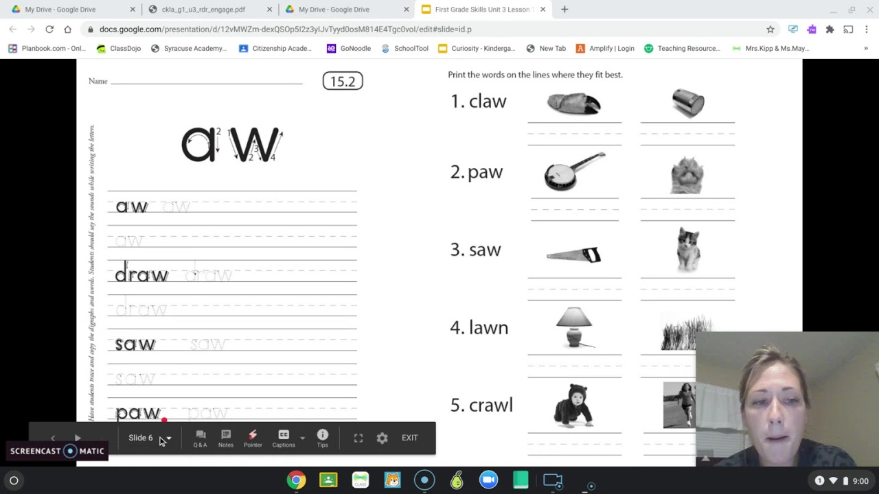 First Grade Skills Unit 3 Lesson 15 - YouTube