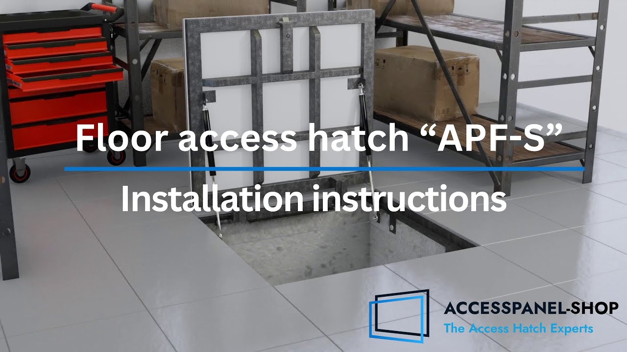 FLOOR ACCESS HATCH installation instruction - YouTube