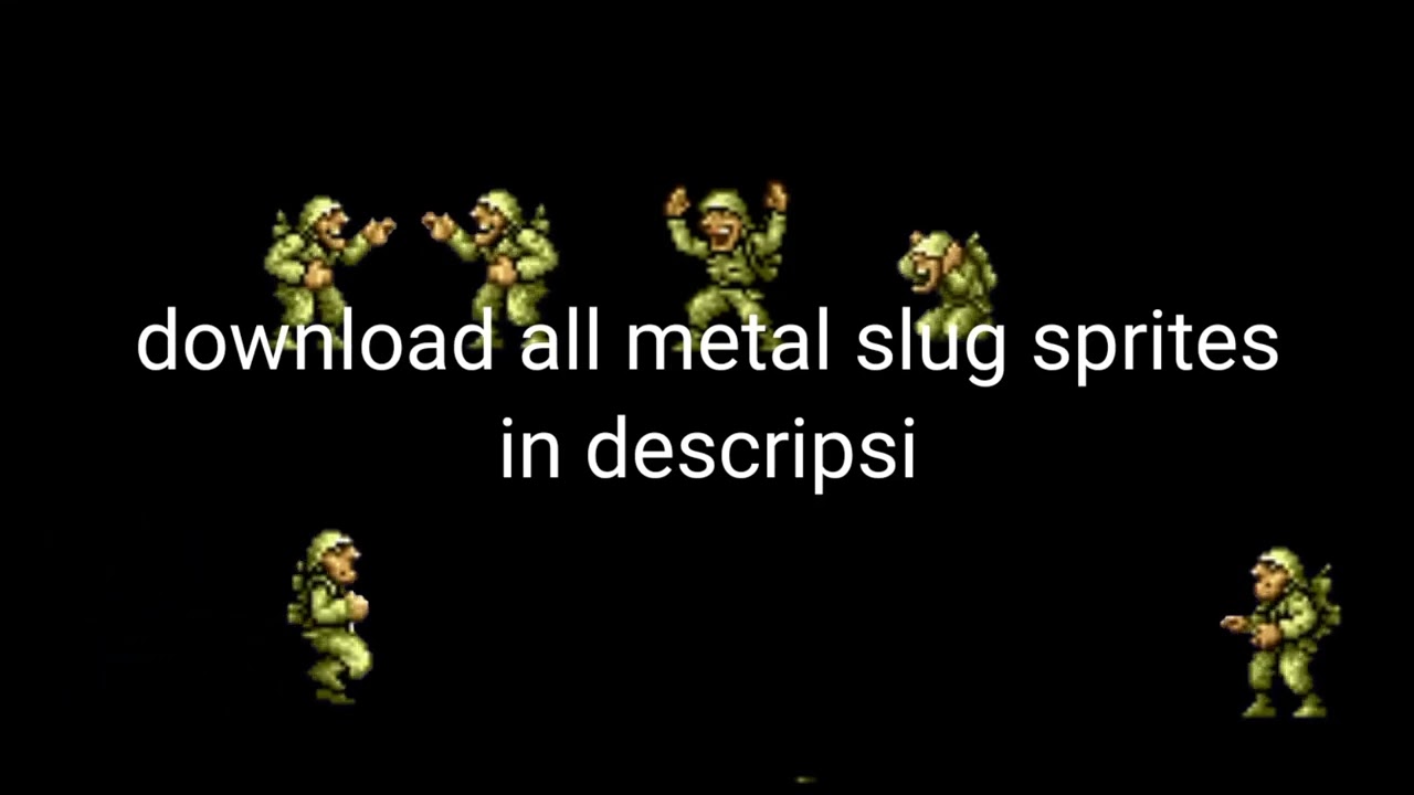 all metal slug sprite download - YouTube