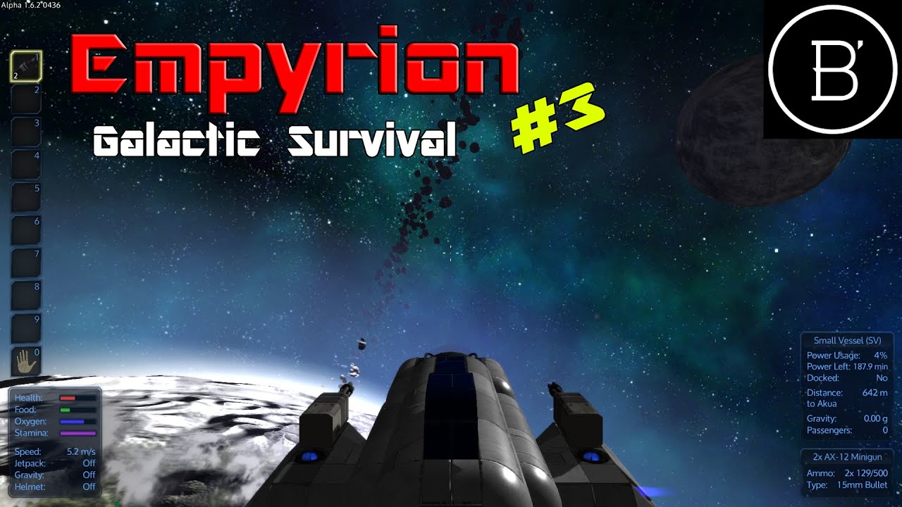 Empyrion - Galactic Survival - #3 Base/Flight/Space - YouTube