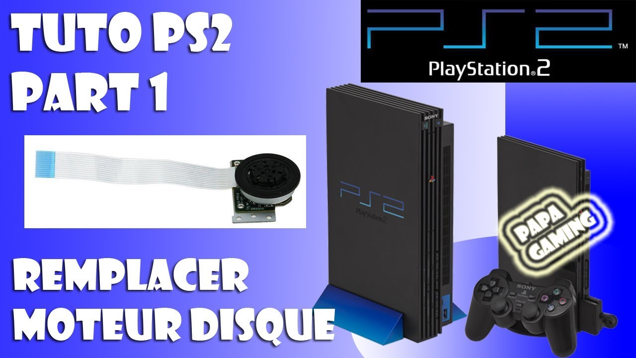 Tuto ps2 slim: remplacer moteur de disque. - YouTube