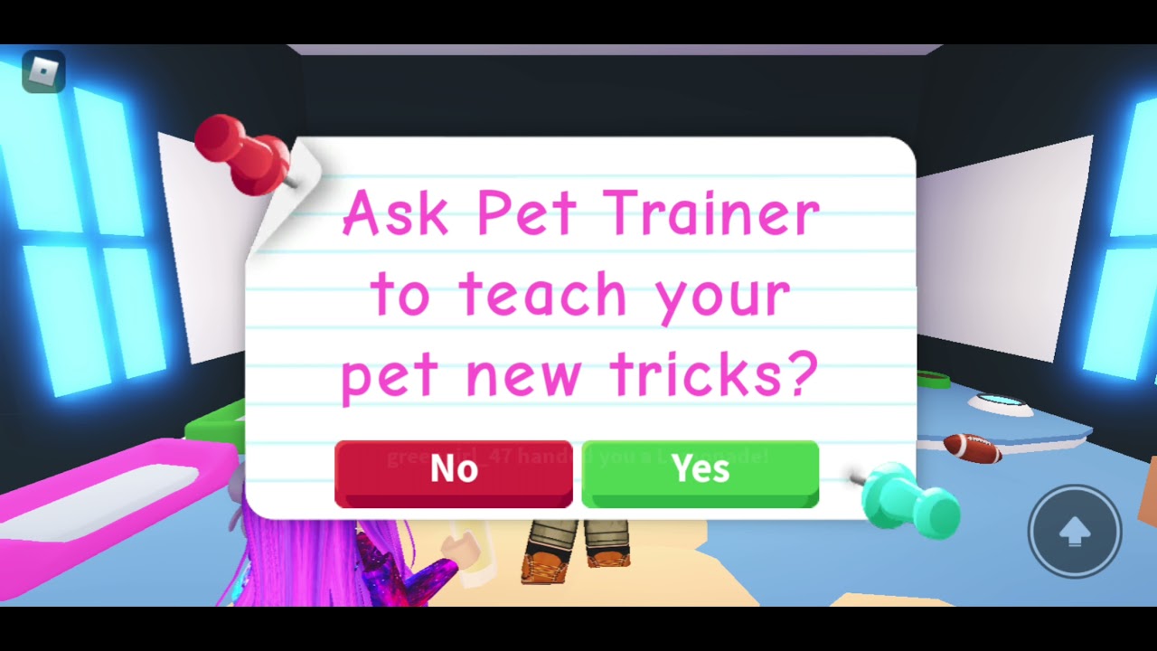 ADOPT ME - HOW TO TEACH YOUR PET TRICKS ON ADOPT ME - ROBLOX - YouTube