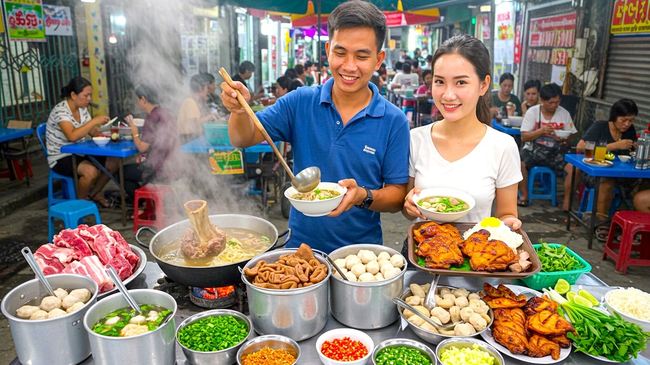 How Street Food Noodles Are Made From Scratch! - YouTube