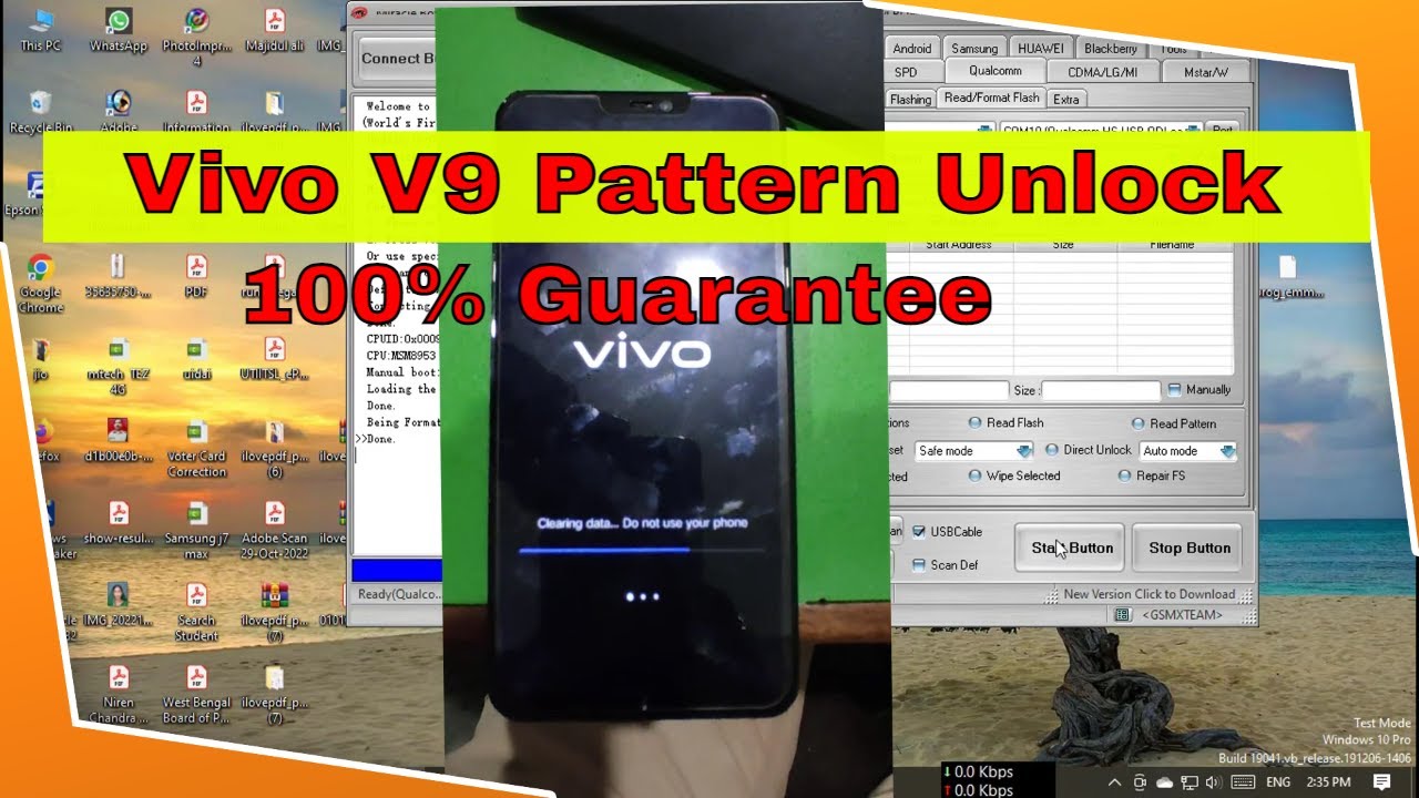 How to Removed Vivo V9 Pattern through Miracle 2.82. 100% - YouTube