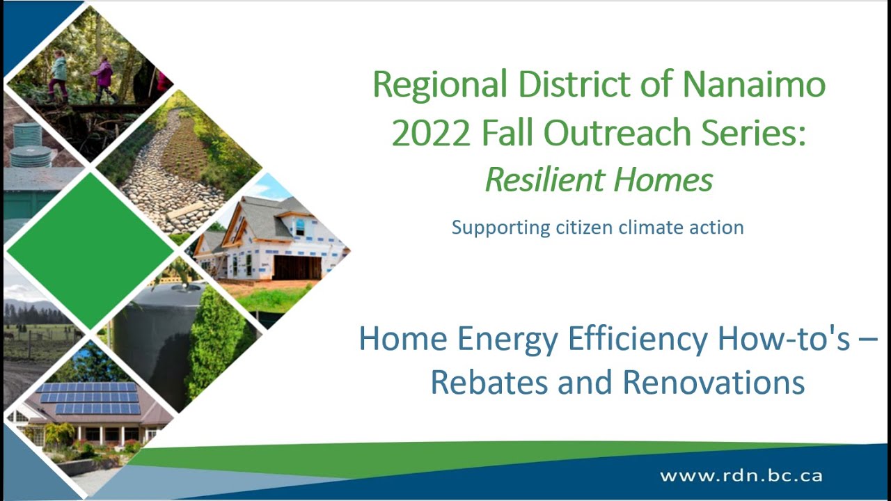 Home Energy Efficiency How-to: Rebates and Renovations - YouTube