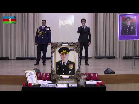 C.Naxçıvanski adına Hərbi Liseydə şəhid zabitin xatirəsi anılıb