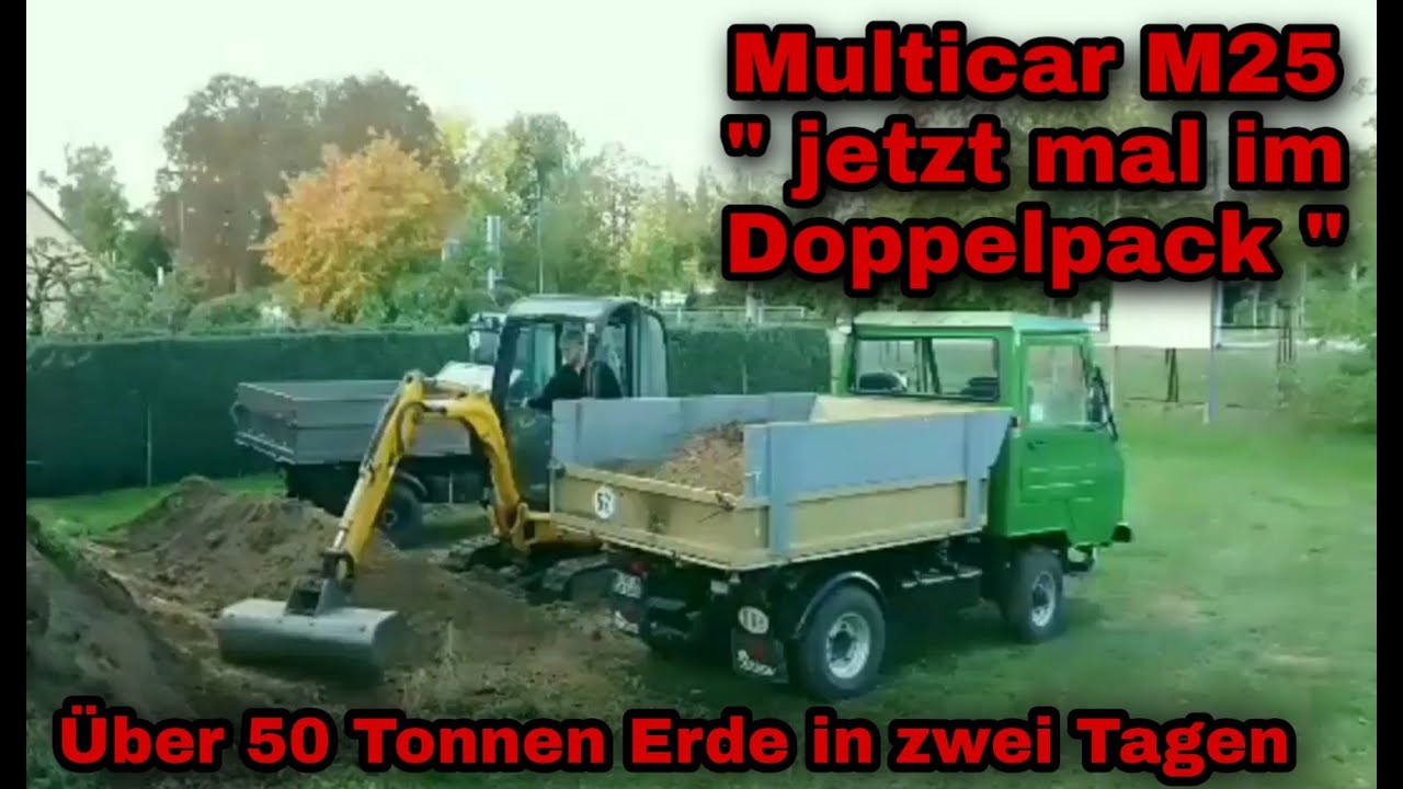 DDR IFA Multicar M25 "jetzt mal im Doppelpack" - YouTube