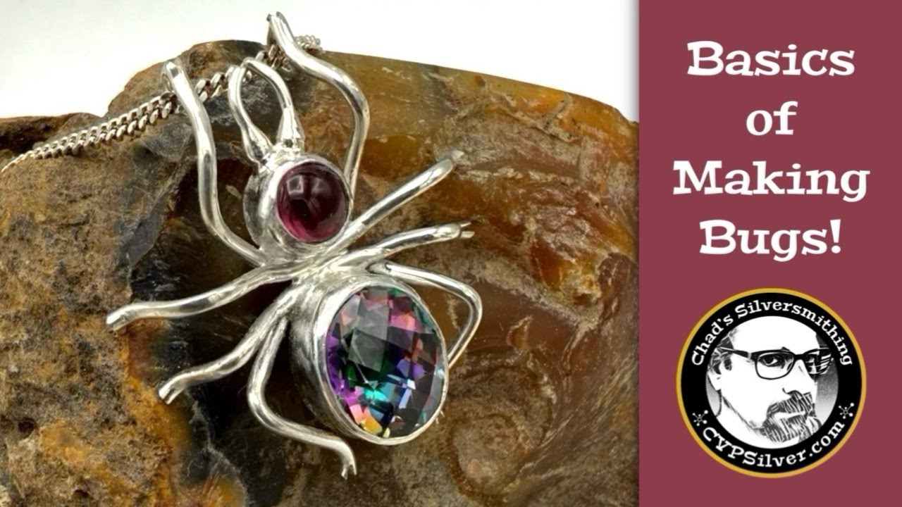 Silversmithing Project: Make a Bug or Spider Pendant - YouTube