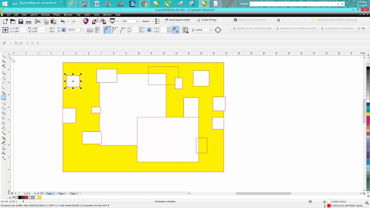 Corel Draw Tips & Tricks Fill or NO fill and how to set - YouTube