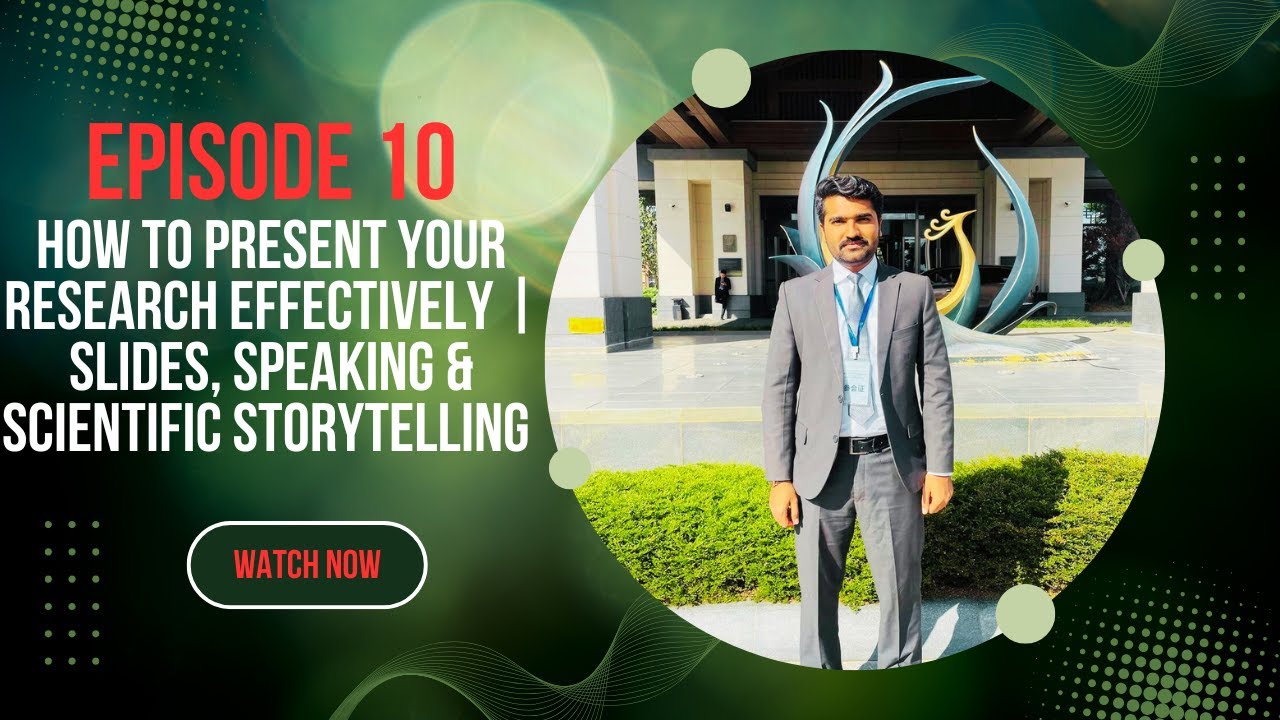 How to Present Your Research Effectively |Slides, Speaking & Scientific ...