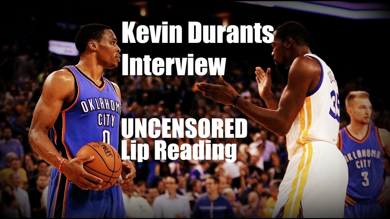 Kevin Durant Interview on Going Back to Oklahoma City LIP READING - YouTube