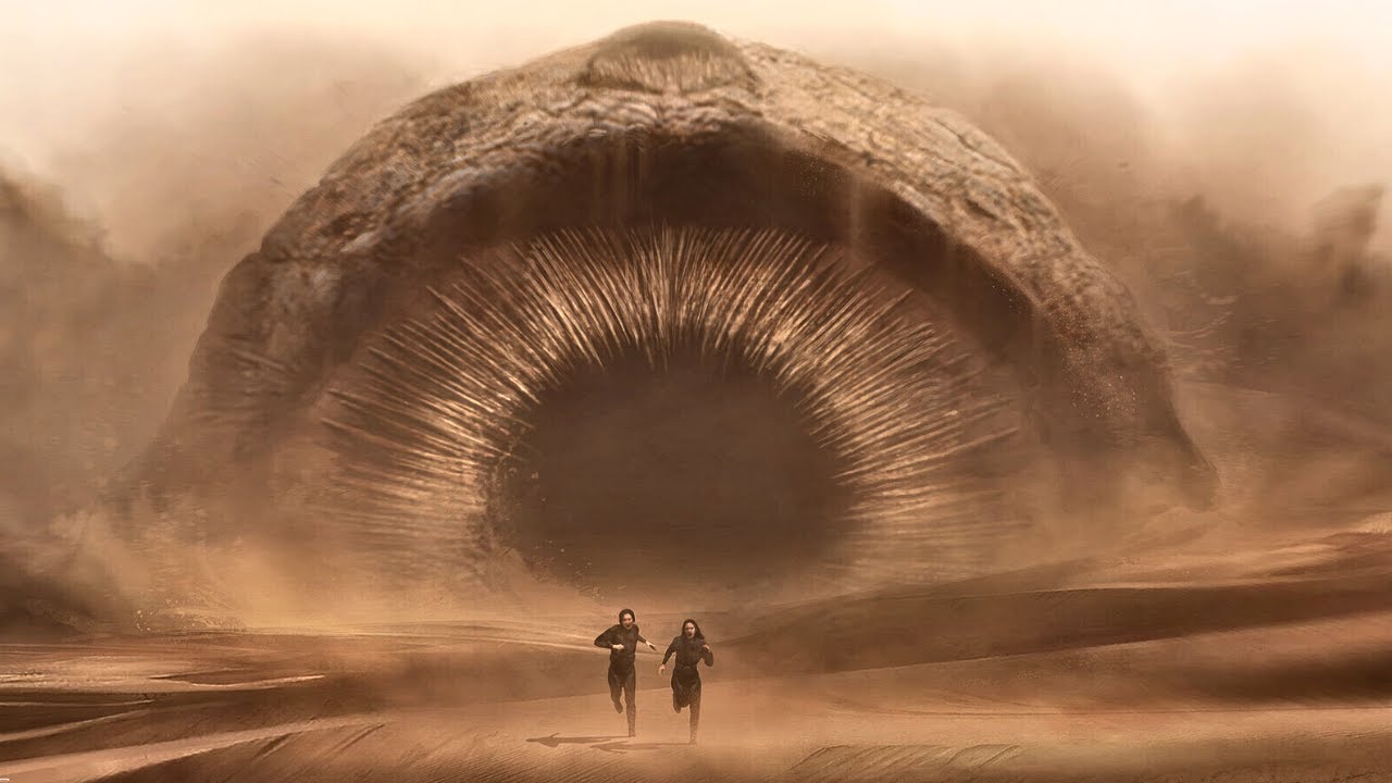 Dune: The Giant Creature Eats Everything On Its Way In Desert ( Movie ...