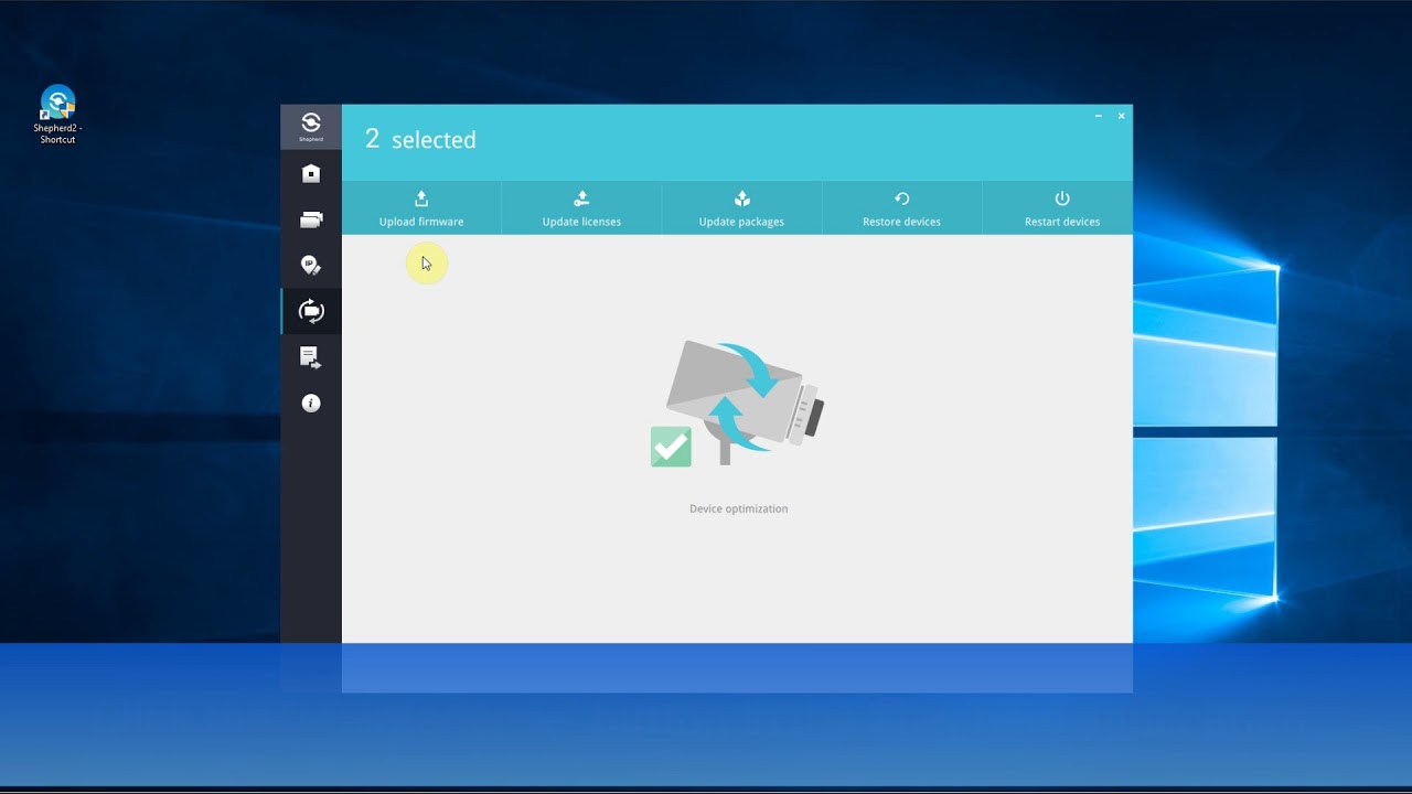 How to upgrade more than one camera using Shepherd - YouTube