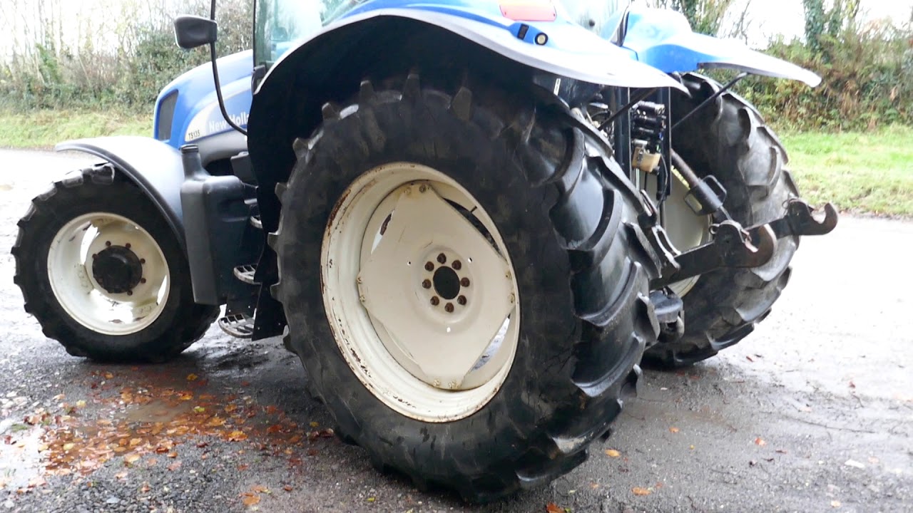 2005 Ford New Holland TS135A 4WD Tractor - YouTube