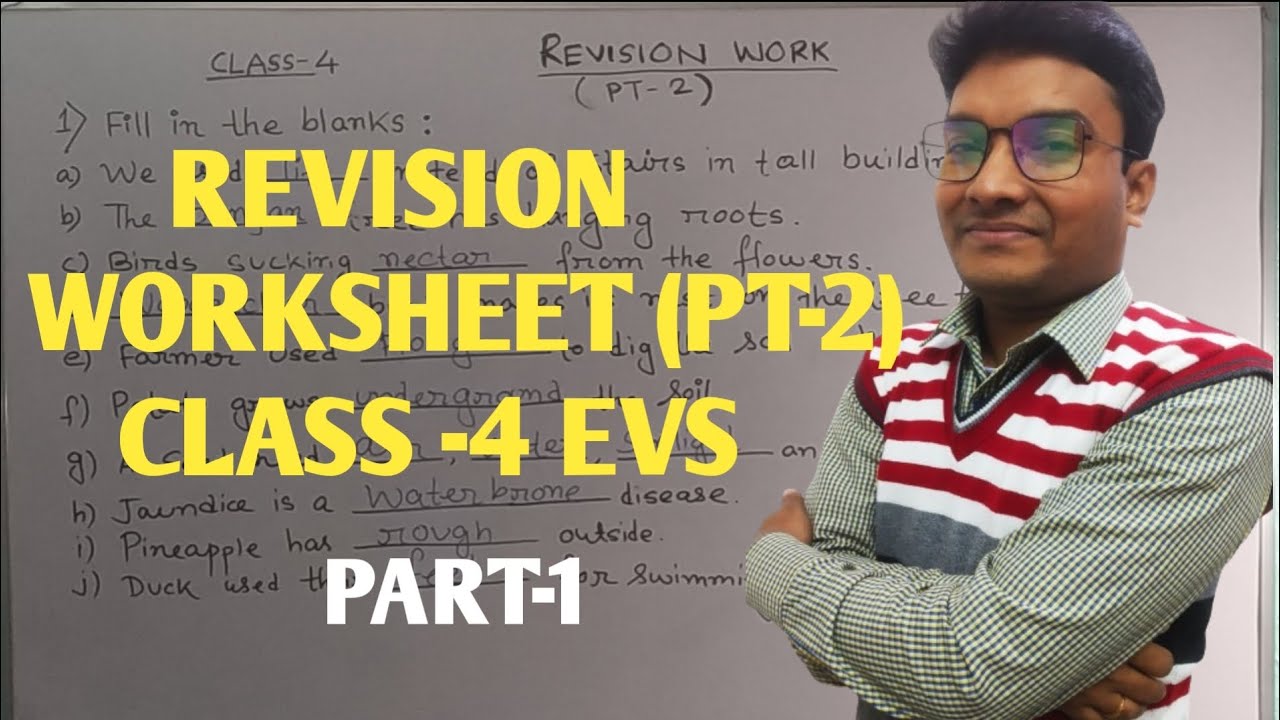 Revision Worksheet | Class -4 EVS | Class -4 EVS Worksheet | kvs ...
