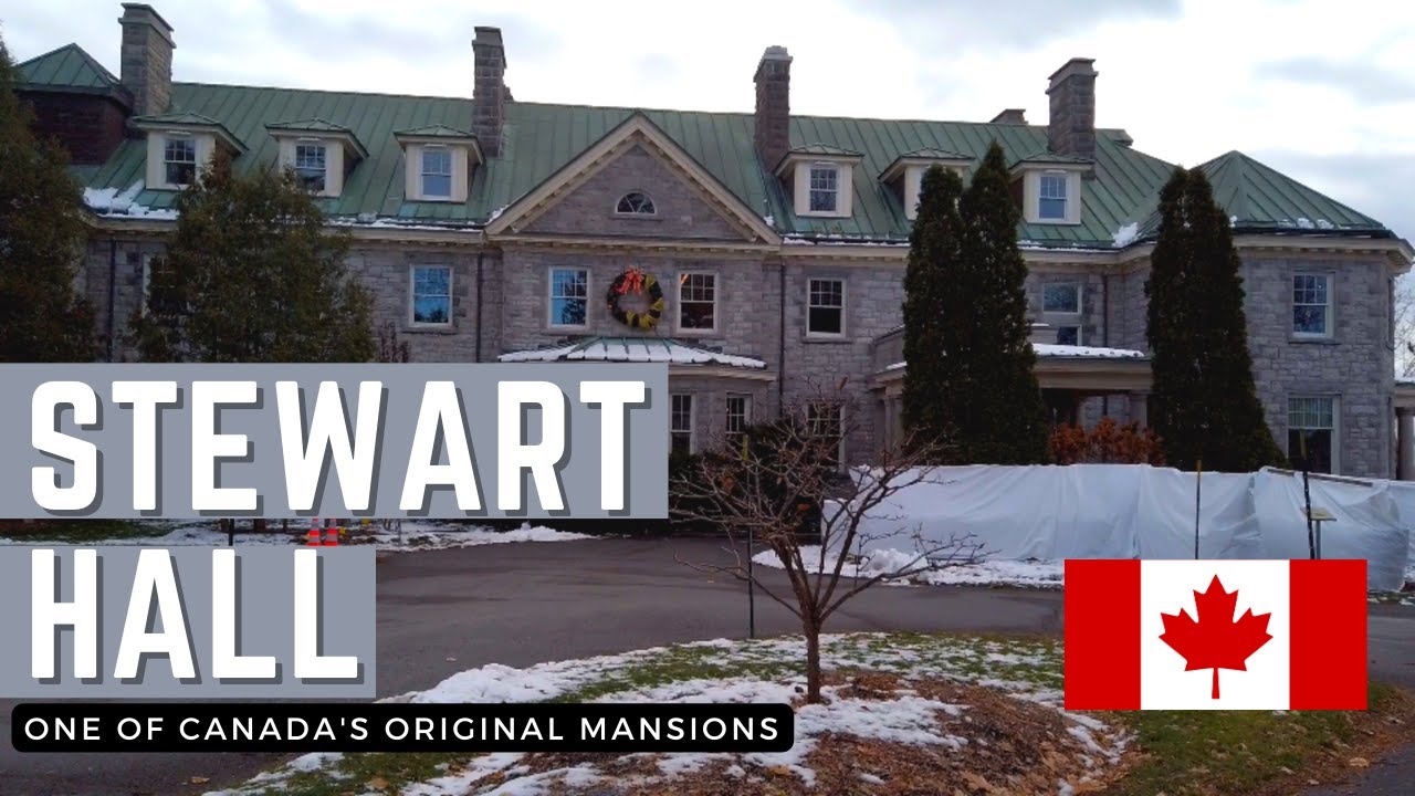One of Canada's Original Mansions (Stewart Hall) - YouTube