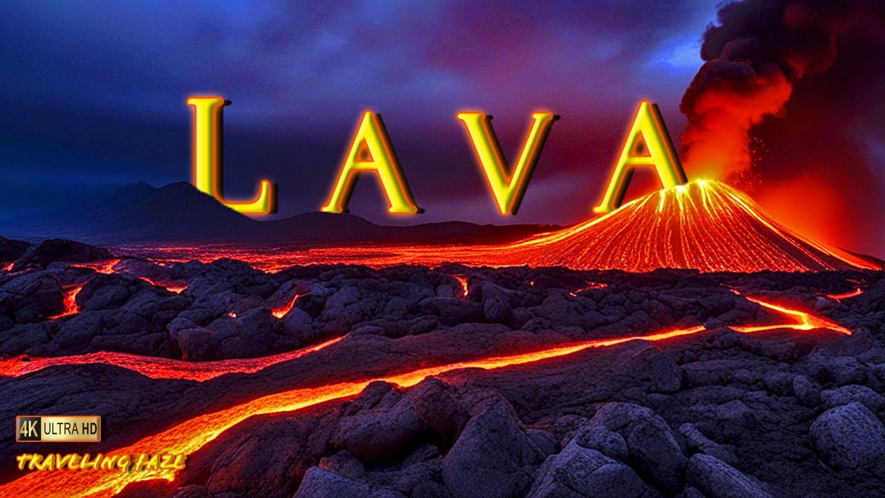 Fiery Eruptions: The Power of Lava 4K ~ Travel Guide (Relaxing Music ...