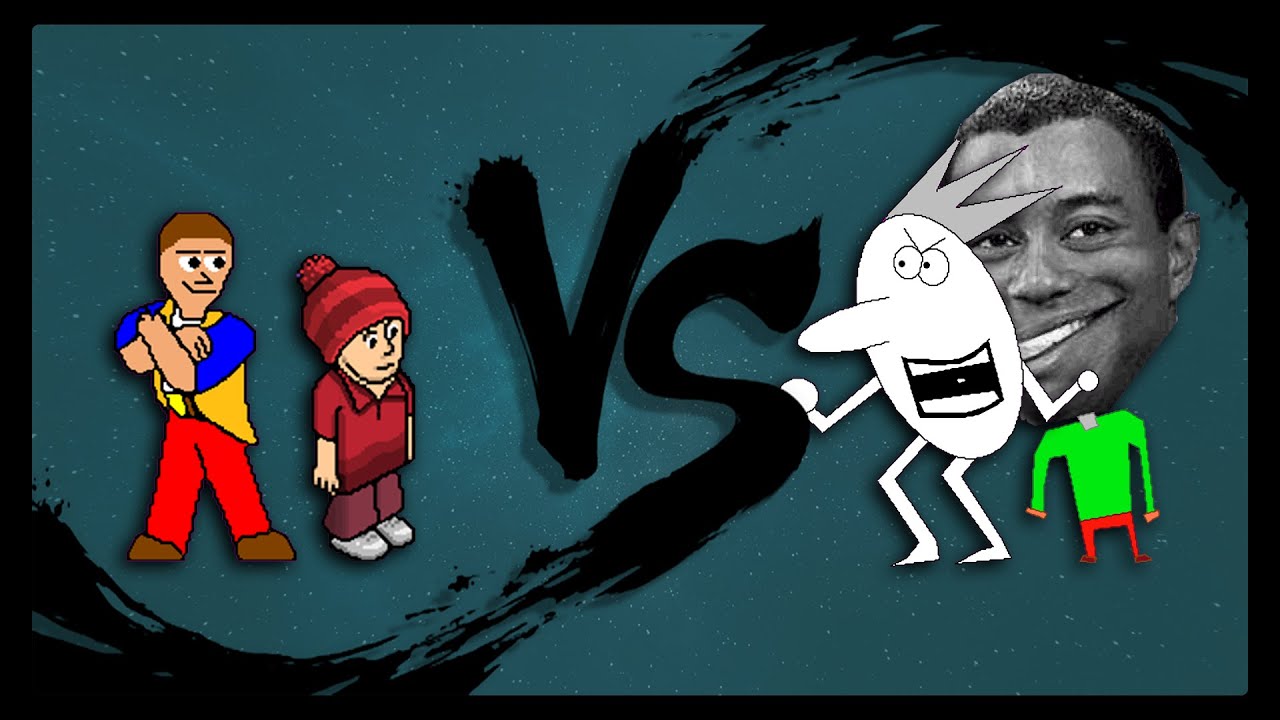 MUGEN ~ Dee Bee Kaw & Mr. Funny vs. Dooby Dummy & Omega Tiger Woods (1p ...